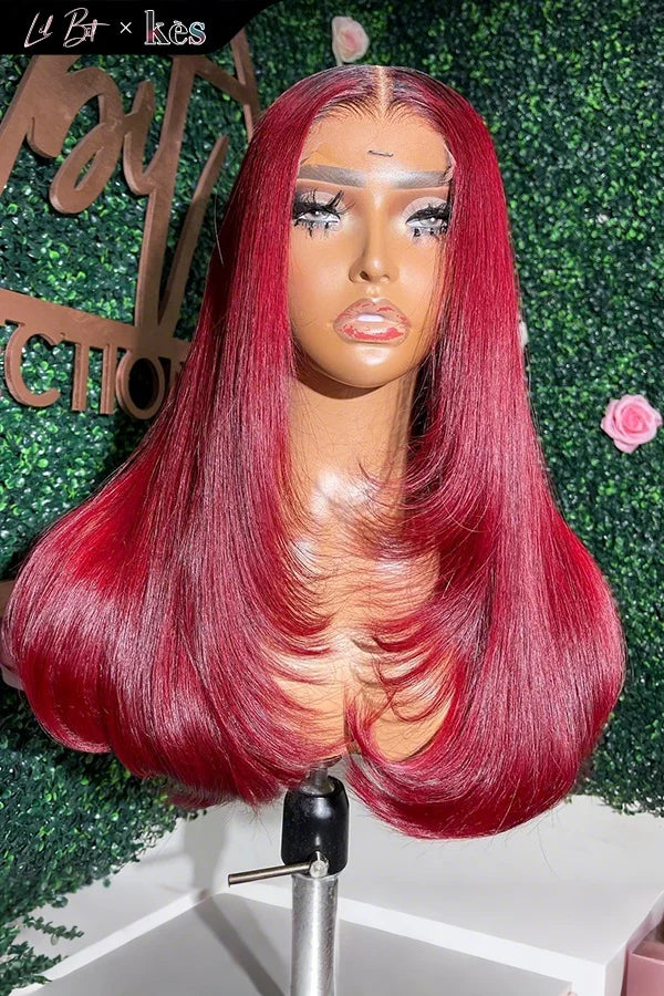 Kes x lilbit_collections 22 inch 5x5 Glueless human hair HD lace closu – Keswigs
