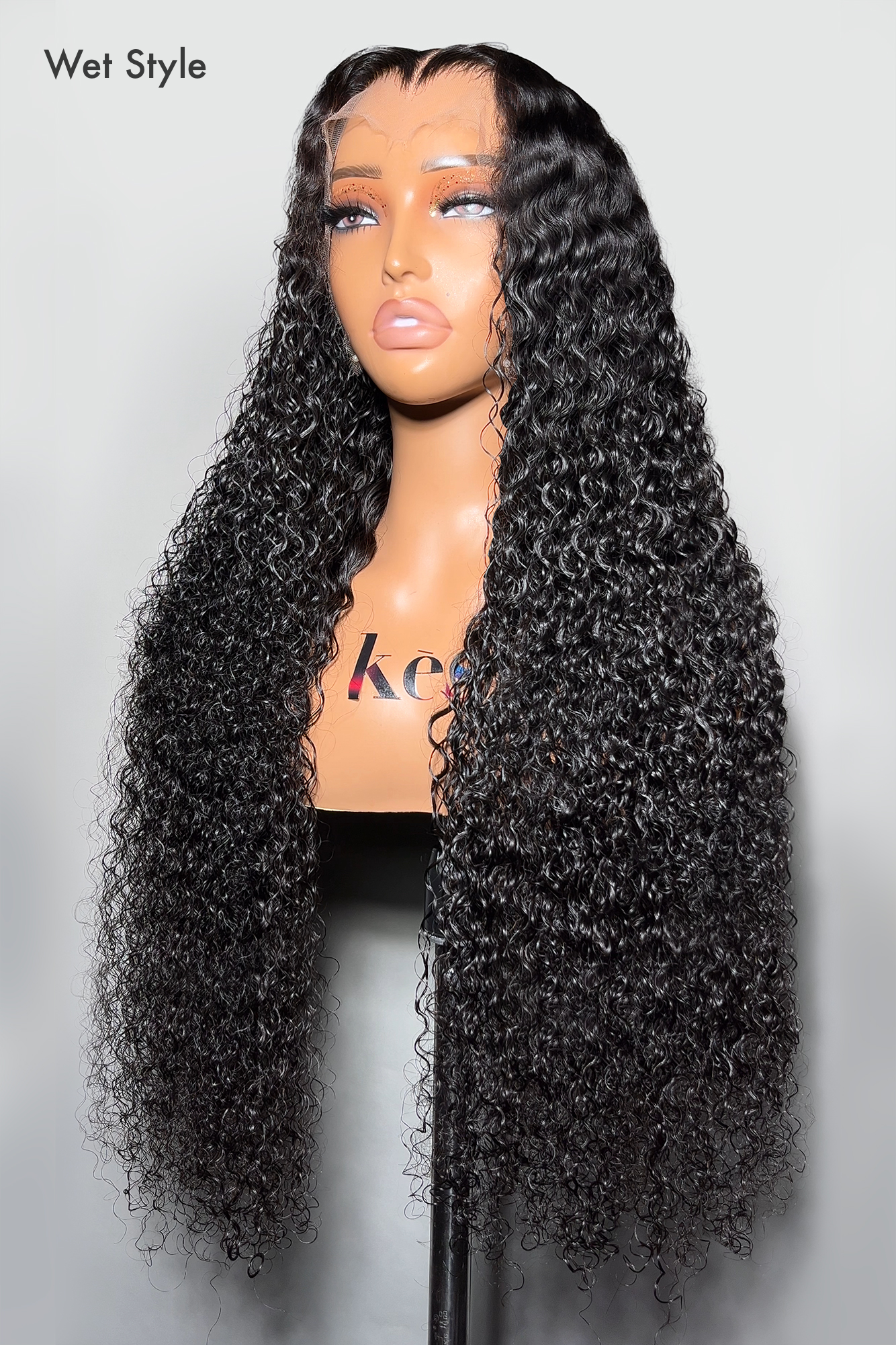 Keswigs 13x6 human hair HD Lace front wigs 200 density jerry curly lac